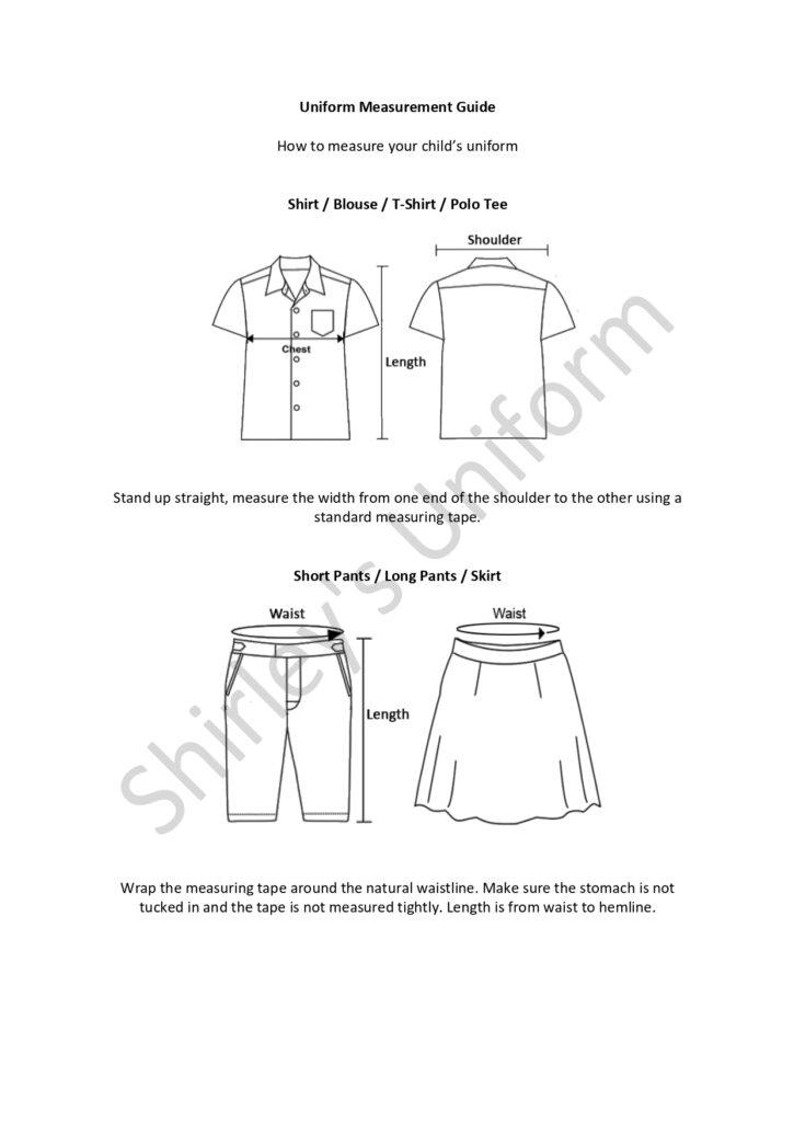 Measurement Guide - Shirley Season Wear